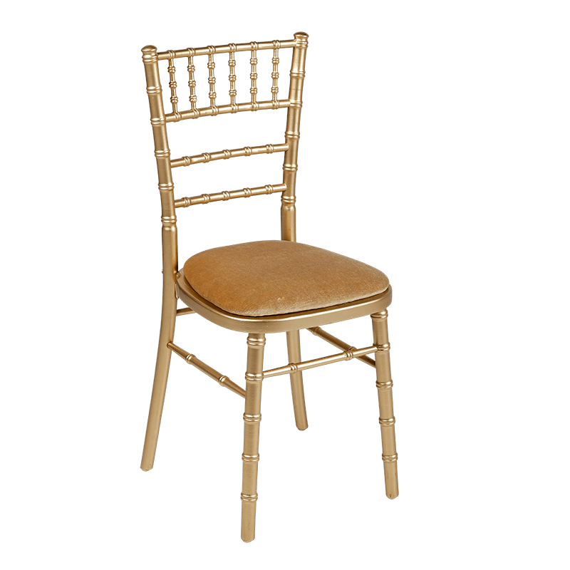 Location Chaise Bambou or assise velours or - Options