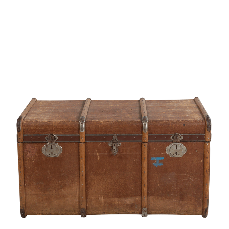 Location Malle Vintage 80-100 x 45-65 H 40-55 cm - Options